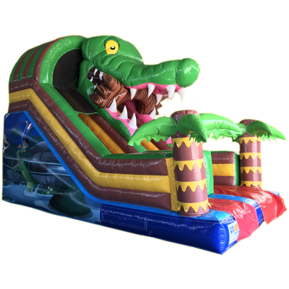Toboggan Alligator Château Gonflable – Boing Gonflables